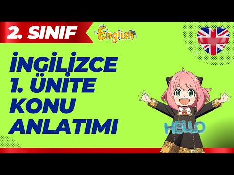2. Sınıf İngilizce 1. Ünite Kelimeleri Konu Anlatımı | Words