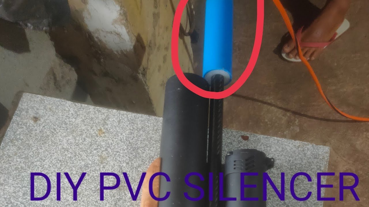 DIY PVC silencer - YouTube