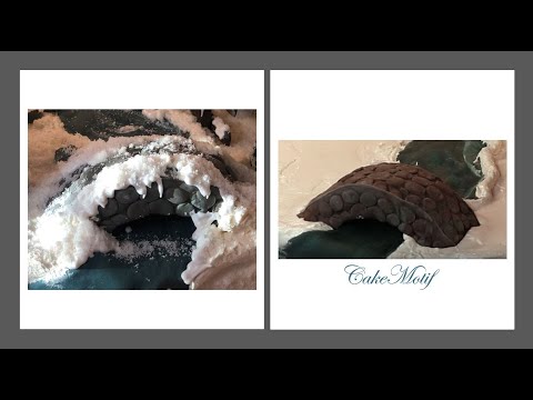 How to make a little old style bridge out of fondant - YouTube