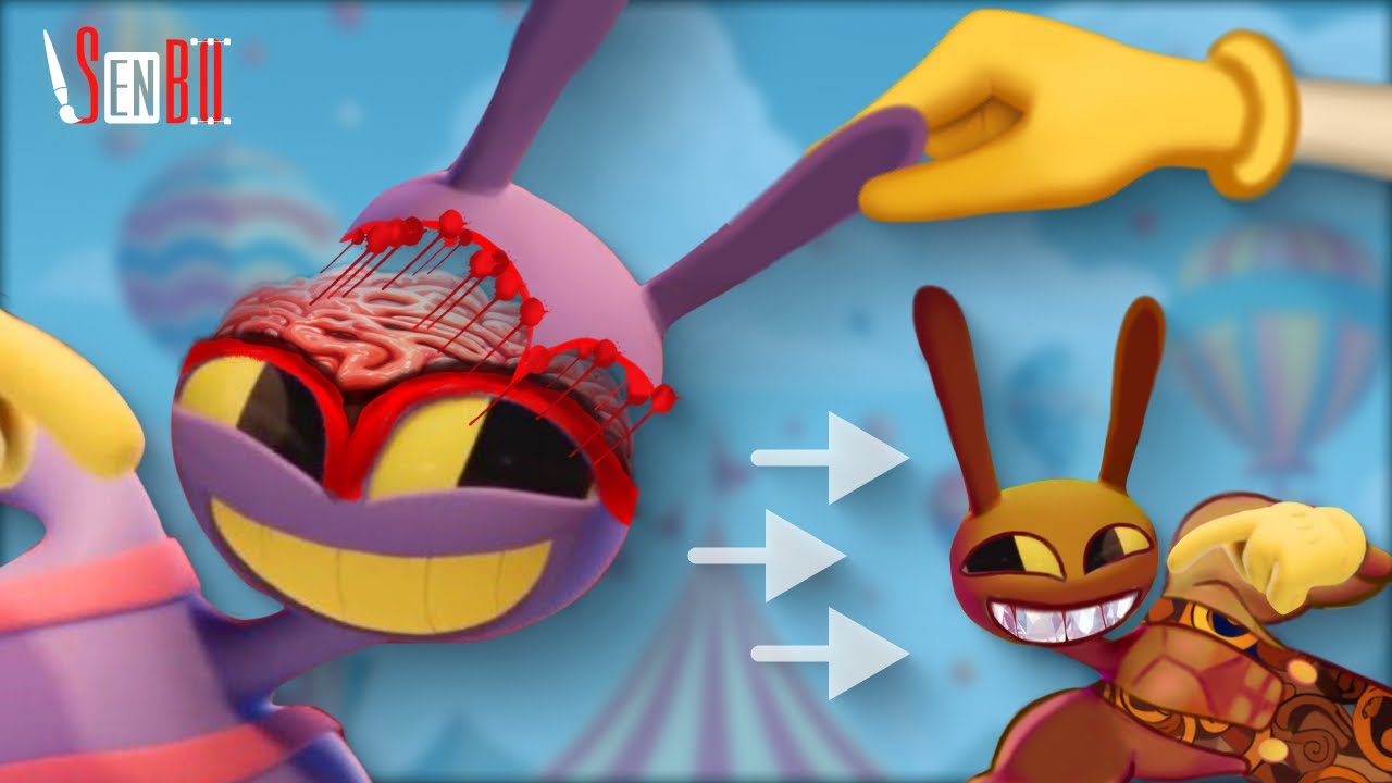 The Amazing Digital Circus: Rabbit Jax Transformation and Ragatha Hunt ...