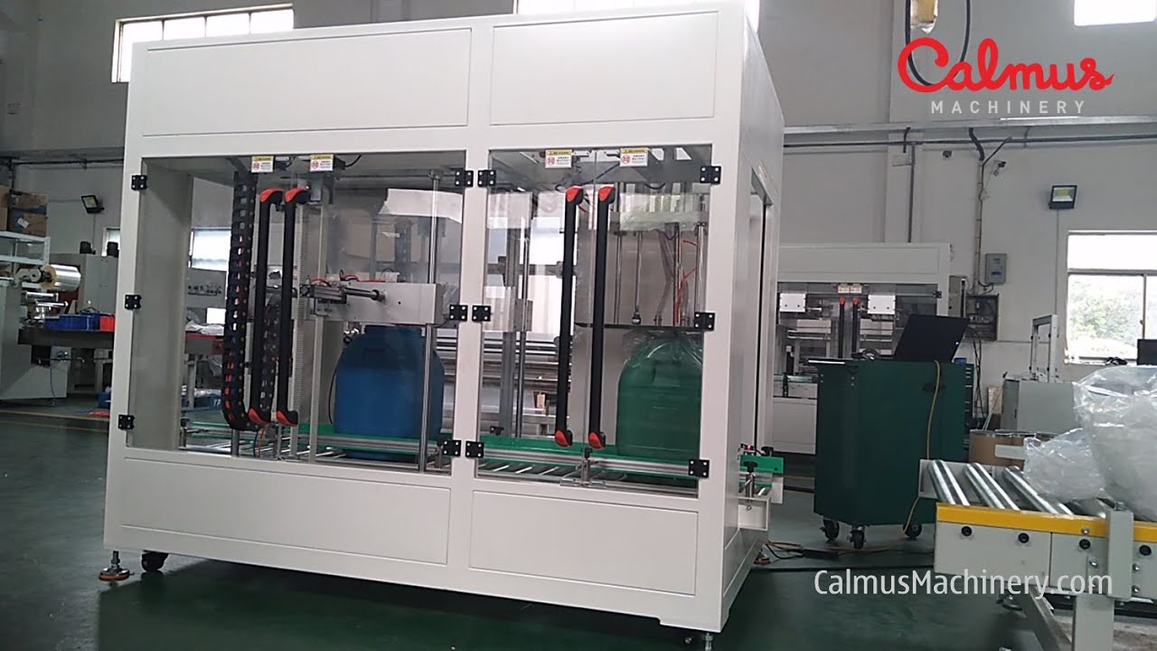 Drum Lining Machine - Liner Poly Bag Inserter for Plastic Container ...