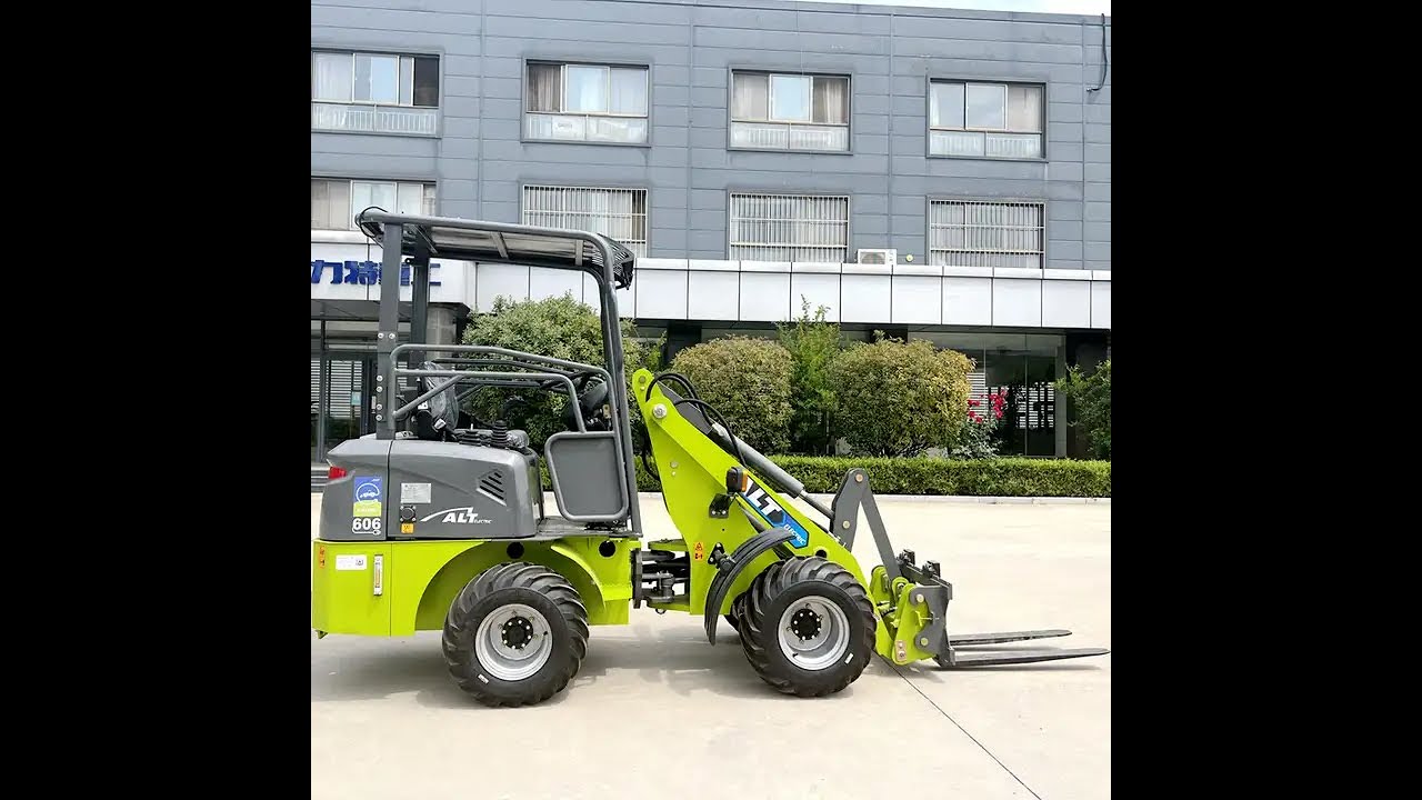 How does AOLITE Electric Loader quick hitch work? Electric Mini Wheel ...