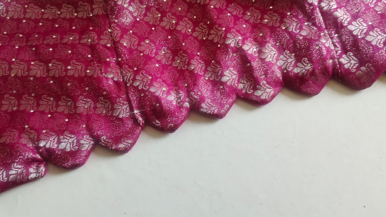 Prince cut with frent part cut work blouse design cutting and stitching ...