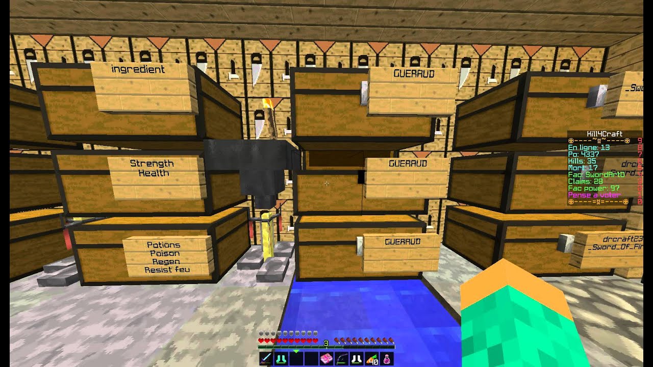 TUTORIEL: Laisser les coffres ouvert dans Minecraft - YouTube