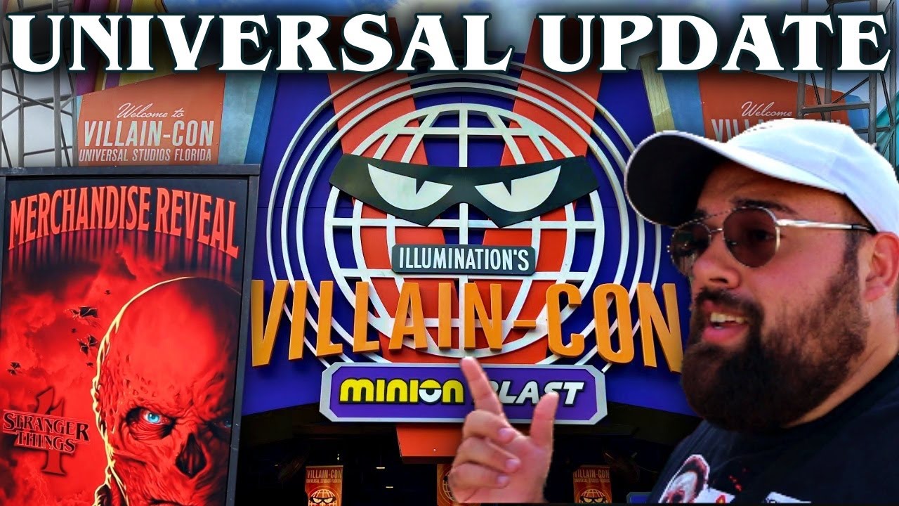 HHN 32 Construction Update # 2 | NEW Stranger Things Merch, Villain-Con ...