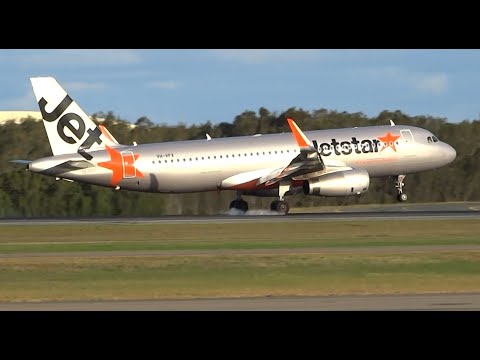SHARKLETS! Jetstar Airbus A320-232 [VH-VFX] | Landing Runway 19 ...