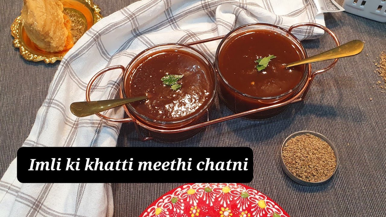 Imli ki khati meethi chatni recipe/tamarind sauce recipe/ramzan special ...