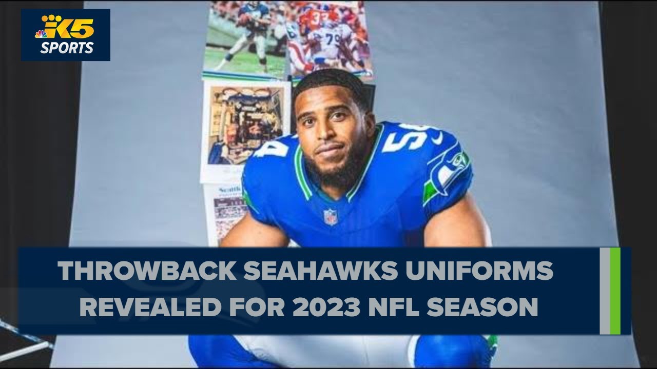 Throwback Seahawks uniforms revealed for 2023 NFL season - YouTube