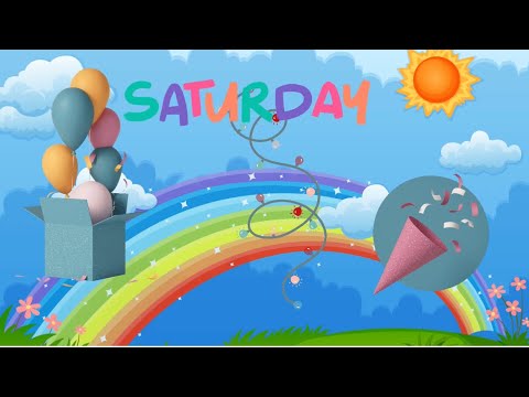 Chanson Les Jours de la Semaine 🌈 Chanson ludique et amusante pour ...