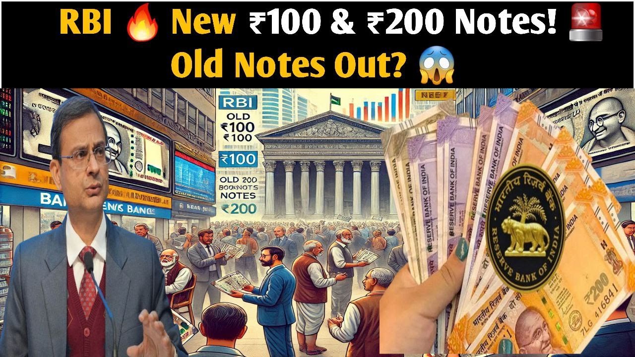 💸 Why is RBI Issuing New ₹100 & ₹200 Notes? ⚠️ Are Old Notes Being ...