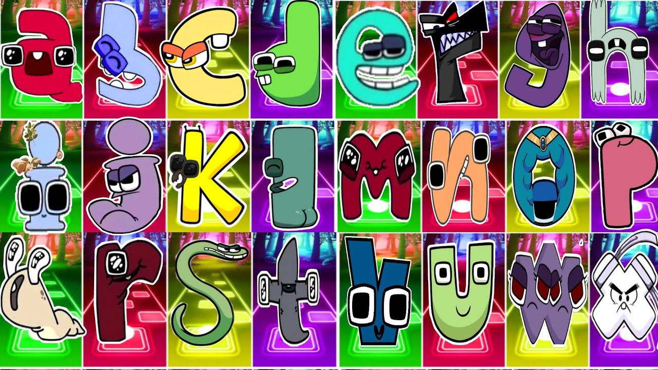 Alphabet Lore Megamix Tiles Hop With All Alphabet Lore A to Z 🆚 ...