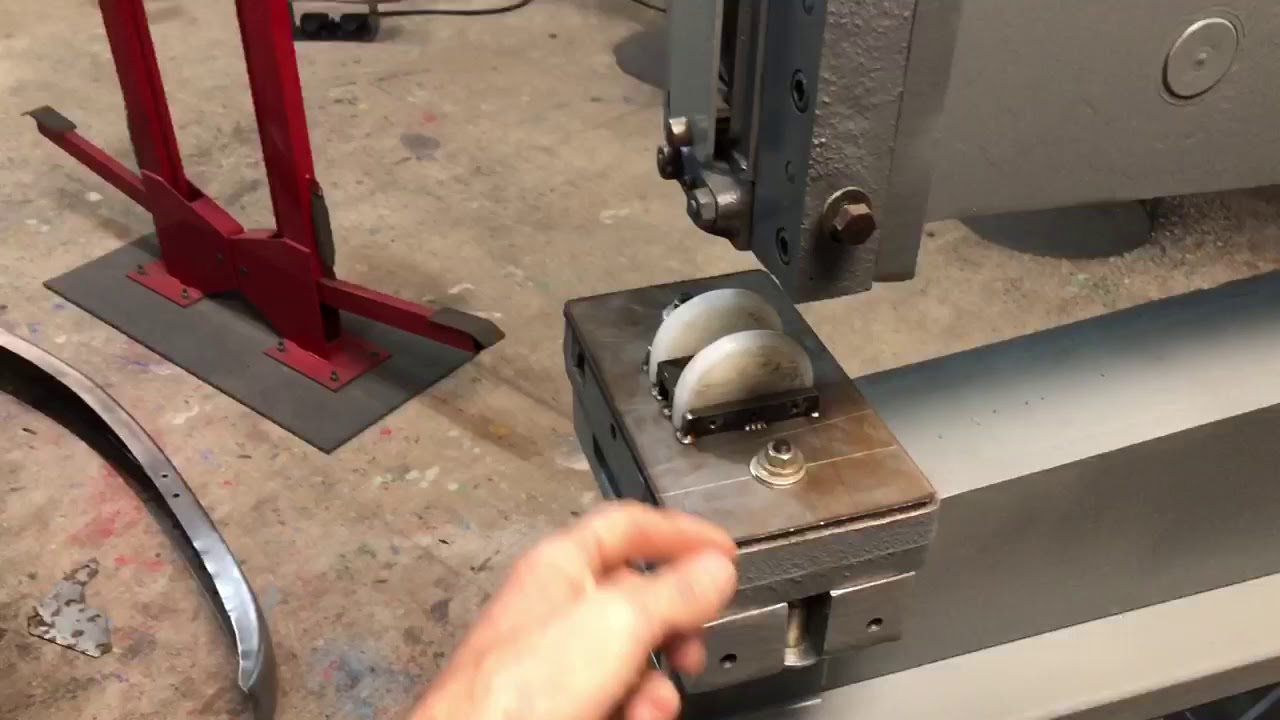 Custom kick press stand - YouTube