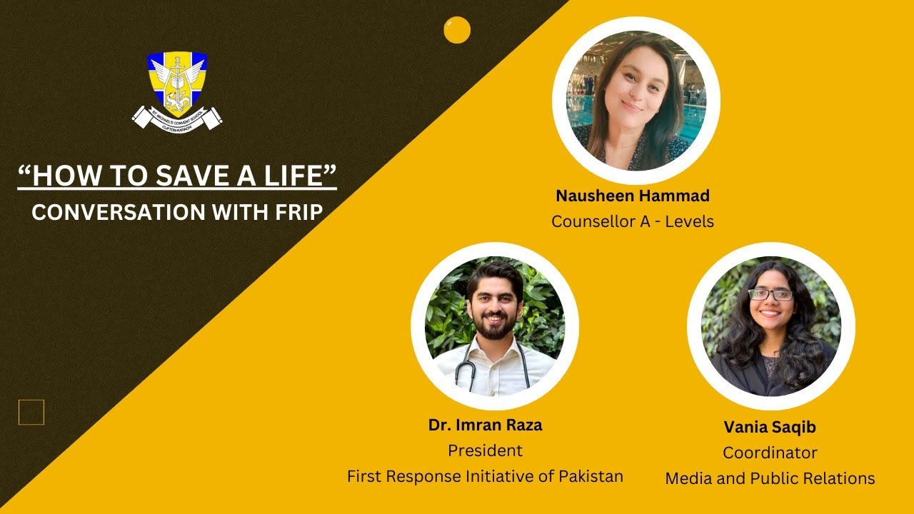 “How to save a life” | A Conversation with First Response Initiative Of ...
