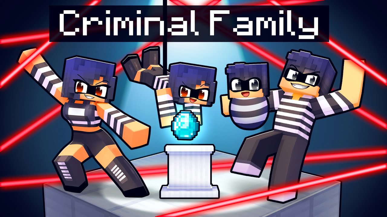 Having a CRIMINAL FAMILY in Minecraft! - YouTube