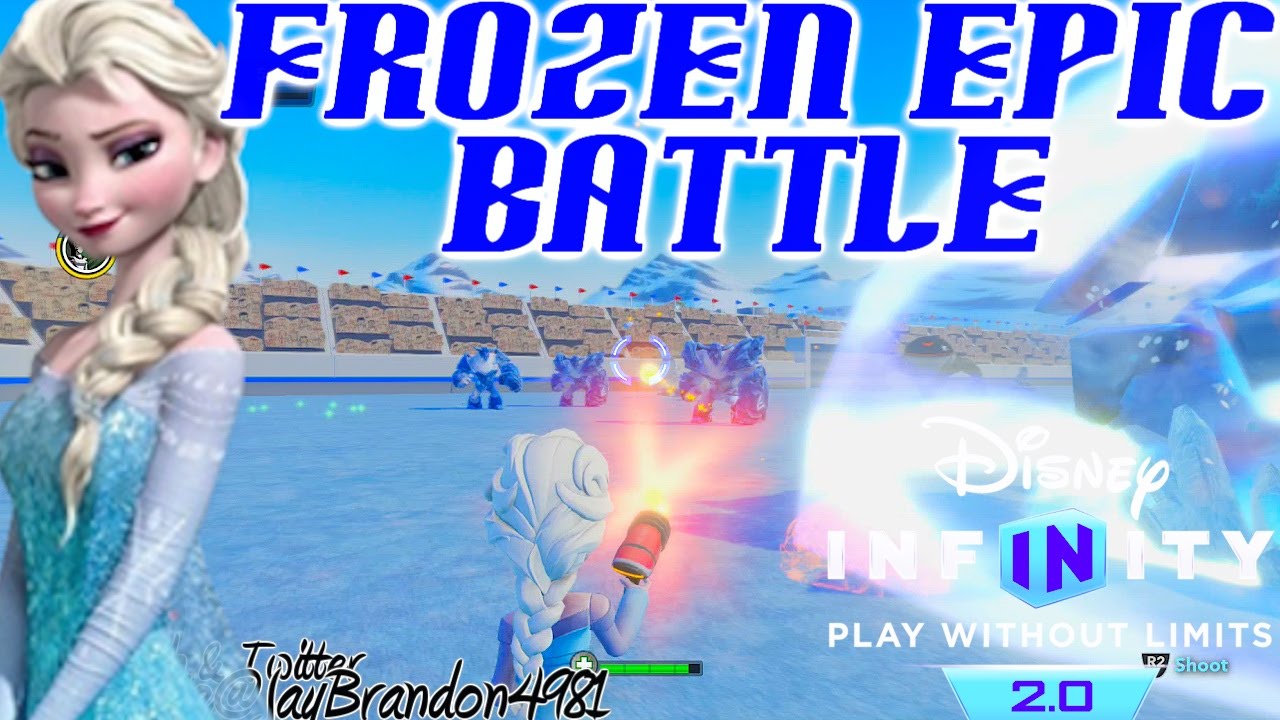 Disney Infinity 2.0 Frozen Queen ELSA Epic Battle - Elsa Frozen FULL HD ...