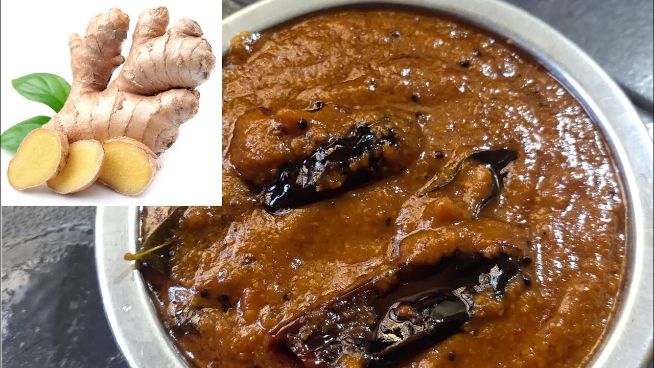 How to make ginger pulusu how to make allam pulusu telugu foodies - YouTube