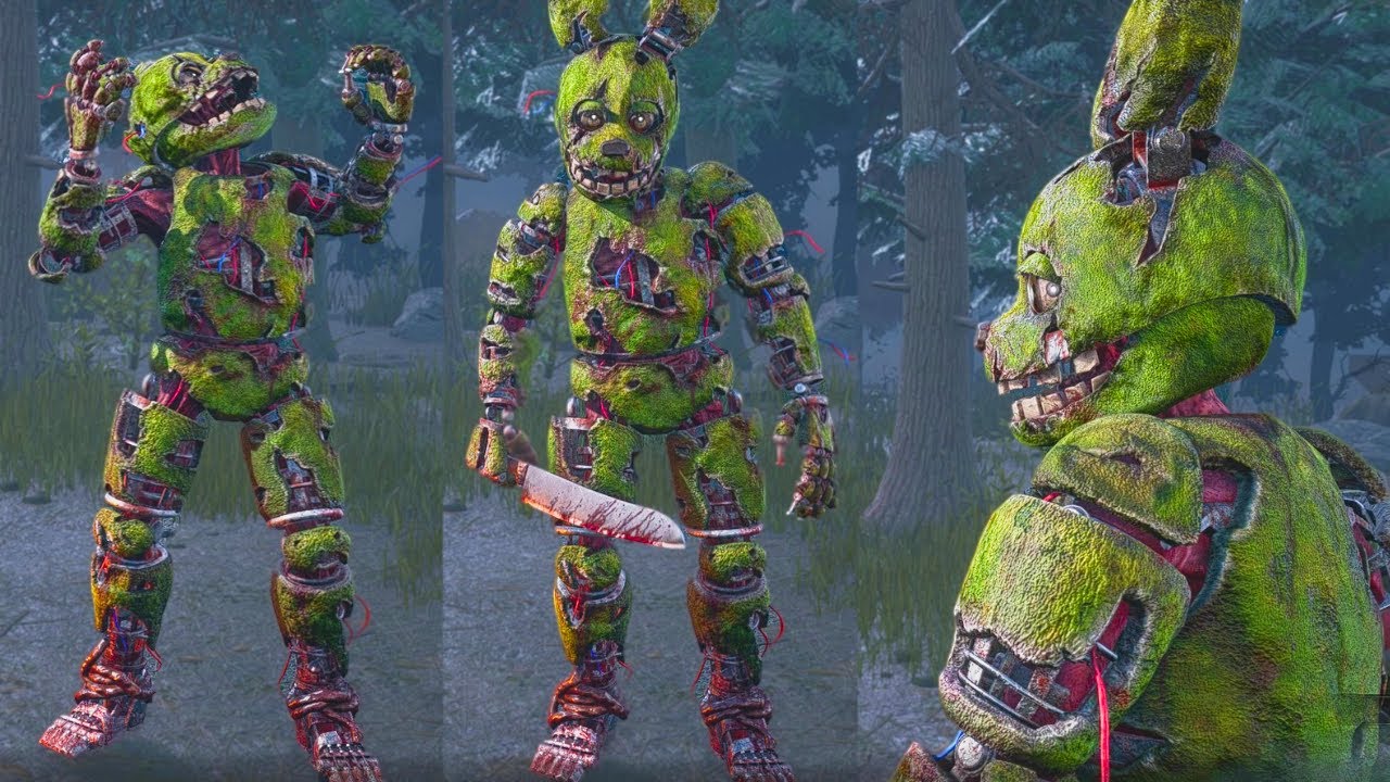 Springtrap Lobby Animations -Dead by Daylight- - YouTube