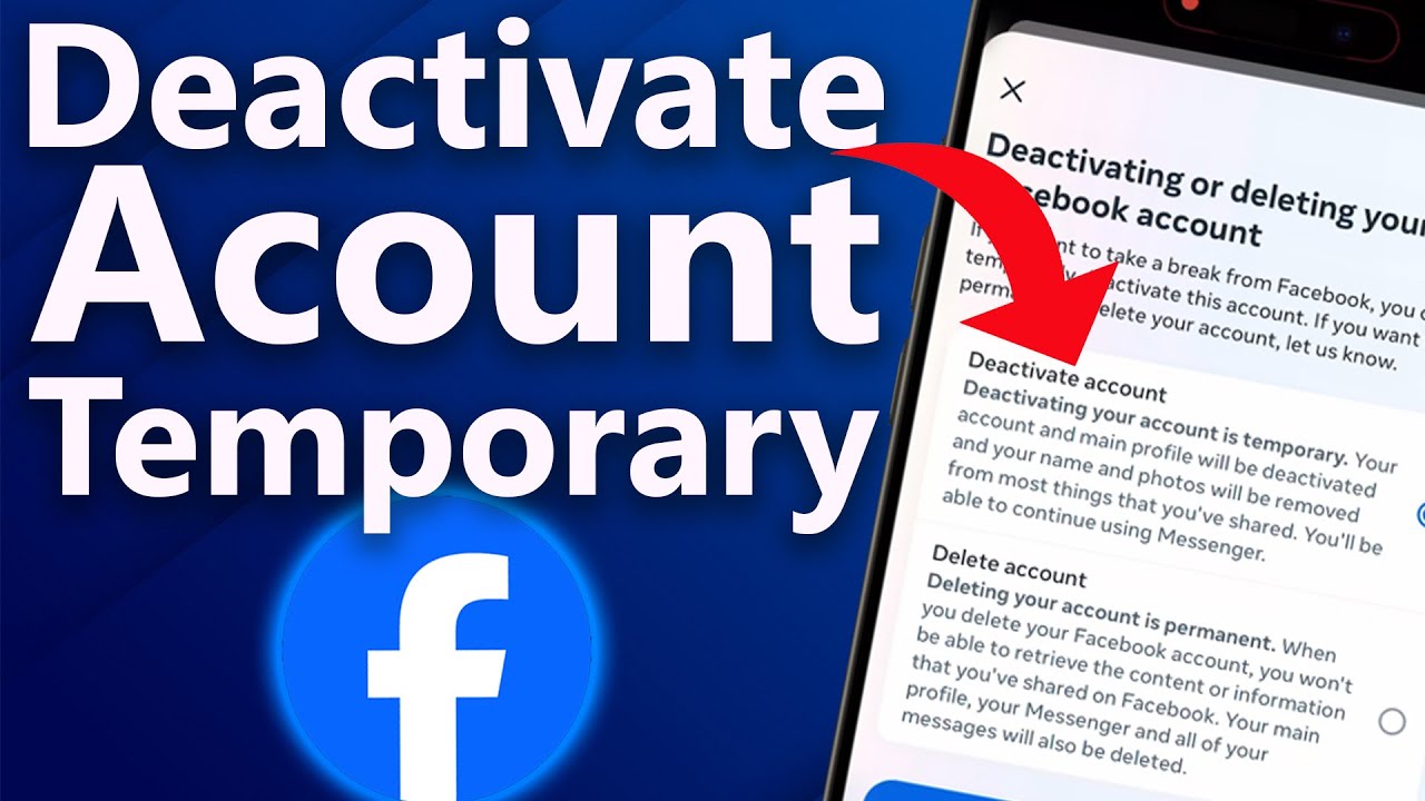 How to Temporarily Deactivate Your Facebook Account | Step-by-Step ...