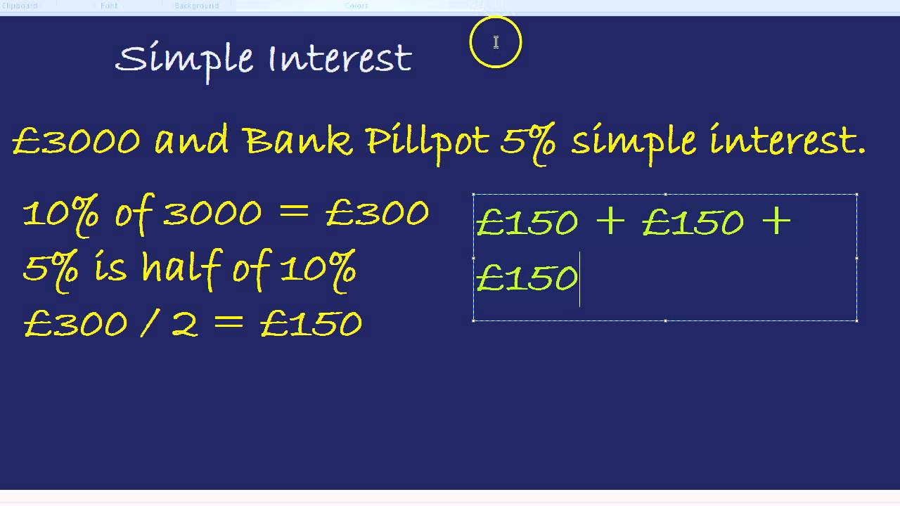 Simple Interest YouTube Simple Interest YouTube