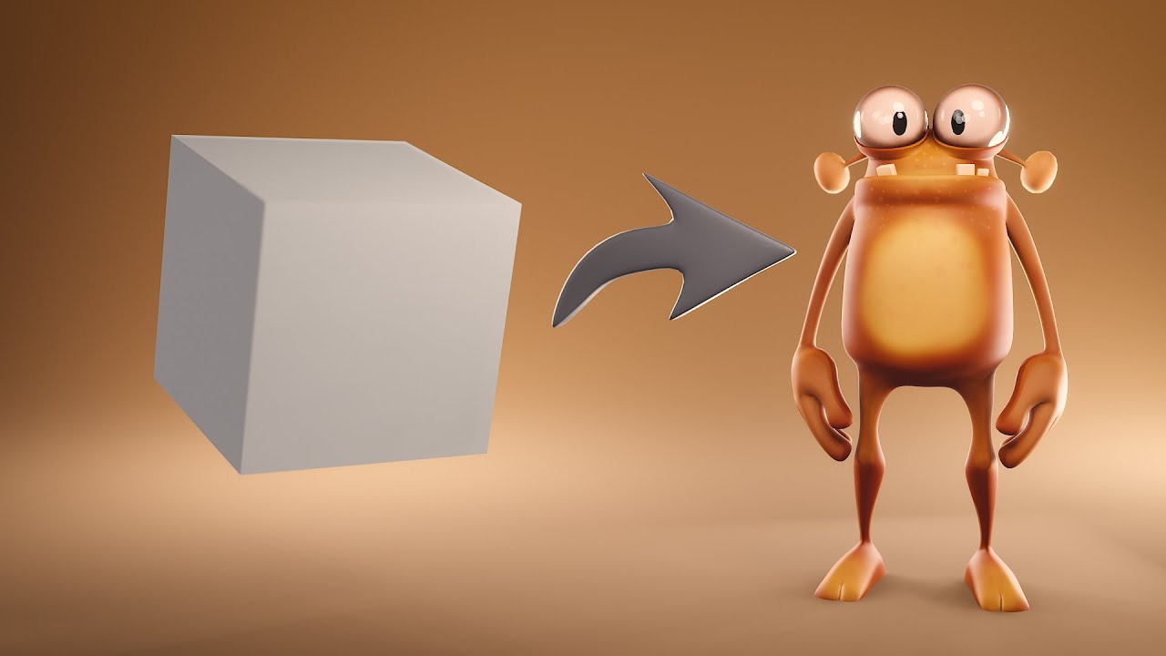 Blender Tutorial - how to Model a stylized character in blender - YouTube