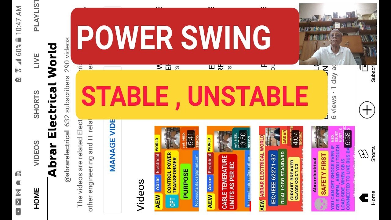 stability and instability of power system - YouTube