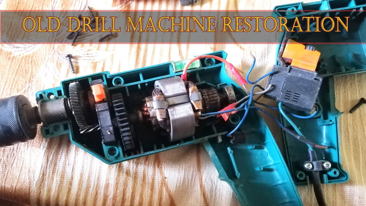 OLD DRILL MACHINE REPAIR/RESTORATION - YouTube
