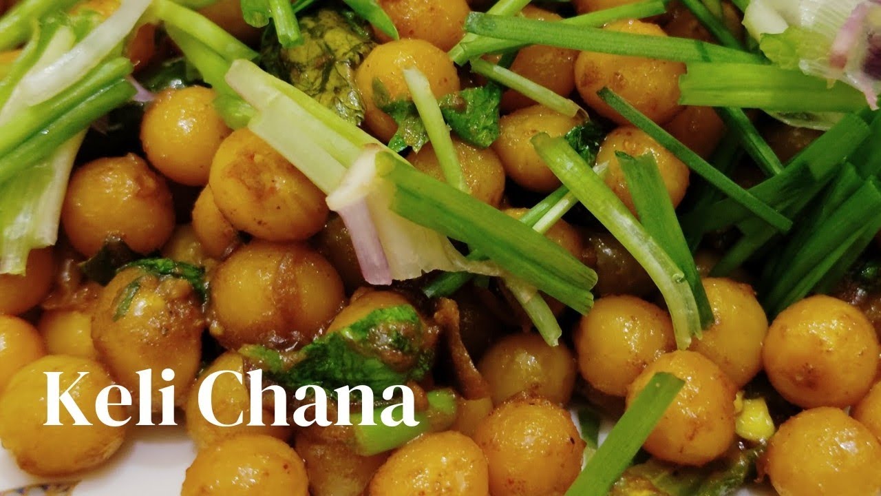 Keli Chana // Keli Chana Recipe // Manipuri street food @NongmagiMathel ...