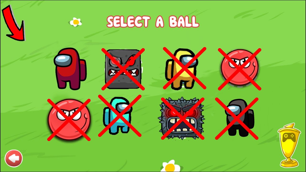 Red Ball 4 Green Hills Among Us Level 9 - YouTube