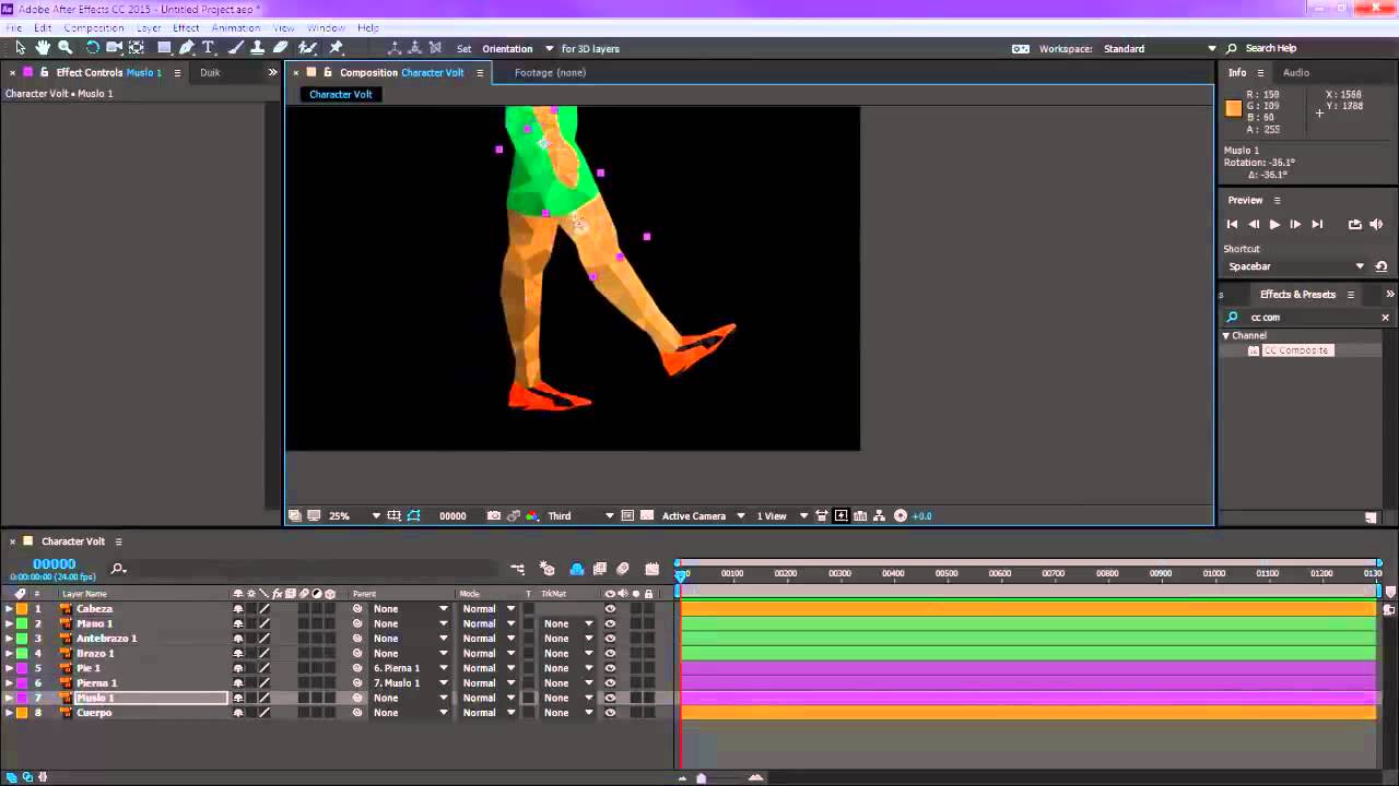 TUTORIAL DUIK ARTICULACIONES AUTOMATIZADAS EN ADOBE AFTER EFFECTS - YouTube