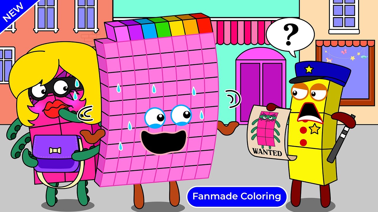 No No! Don't Cover For The Bad Guys | Numberblocks Fanmade Coloring ...
