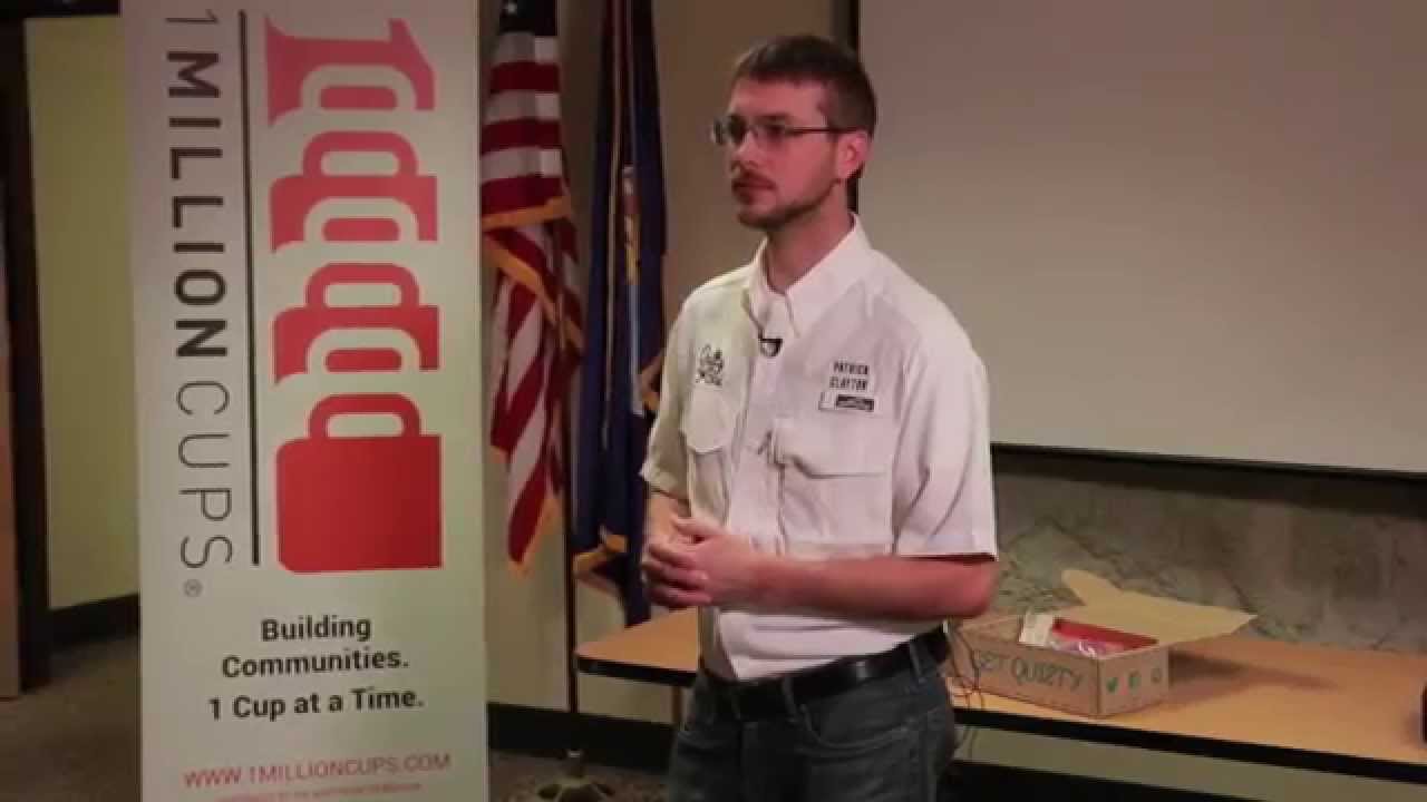 Patrick Claytor of Quilty Box 1 Million Cups Missoula - YouTube