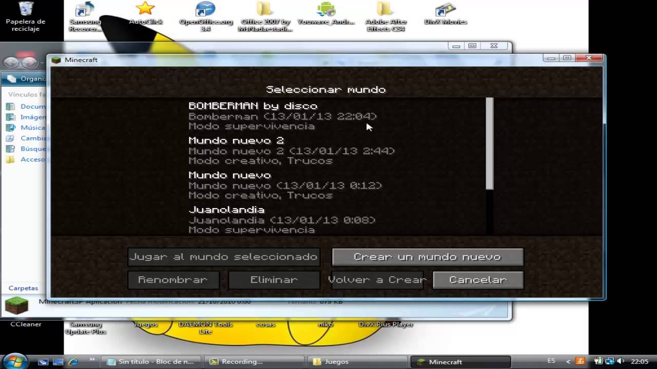 minecraft bomberman map 1.4.7 - YouTube