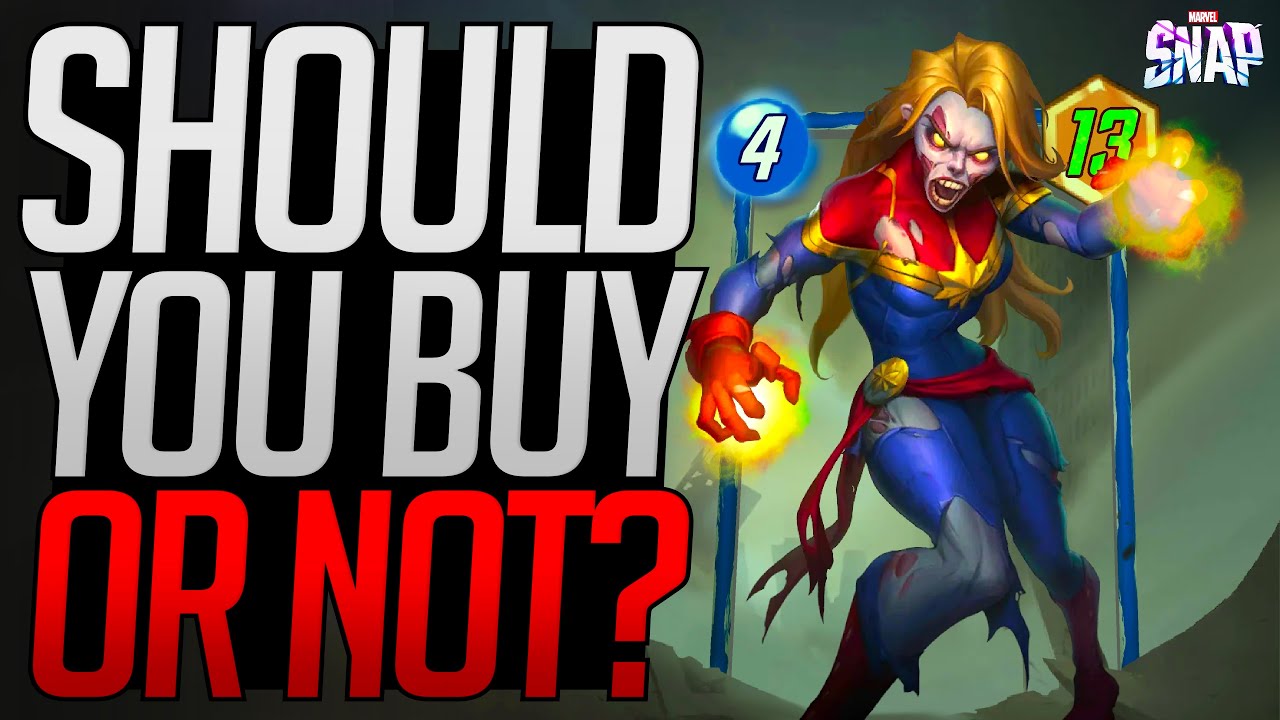 Is Zombie Captain Marvel Bad in Marvel Snap? - YouTube