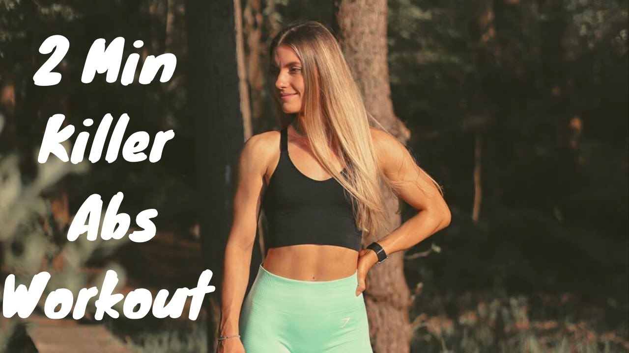 2 Min Killer Abs Workout | Abs Workout At Home - YouTube