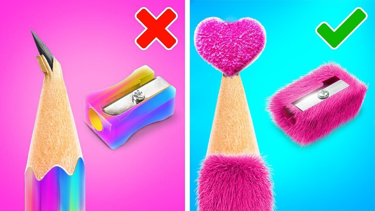 RICH VS POOR ART CHALLENGE & DRAWING TRICKS 🎨 School DIY Hacks And ...