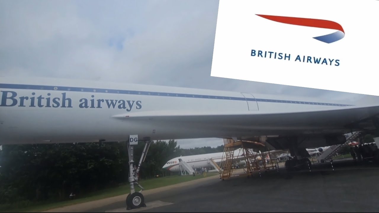 British Airways Concorde Tour Brooklands museum - YouTube