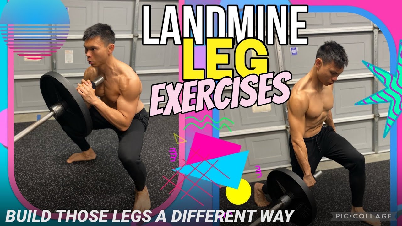 LANDMINE LEG EXERCISES TO HELP BUILD YOUR LEGS - YouTube