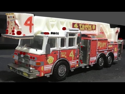 BRAND NEW 2021 FDNY PIERCE VELOCITY AERIAL LADDER 4 TRUCK PRIDE OF ...