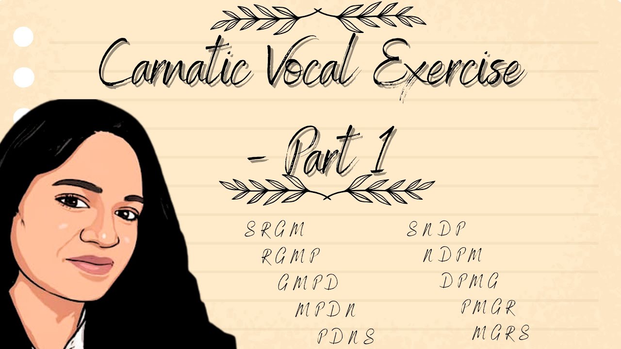 Carnatic Vocal Exercise for Beginners: Part 1 Practice Session #isai # ...