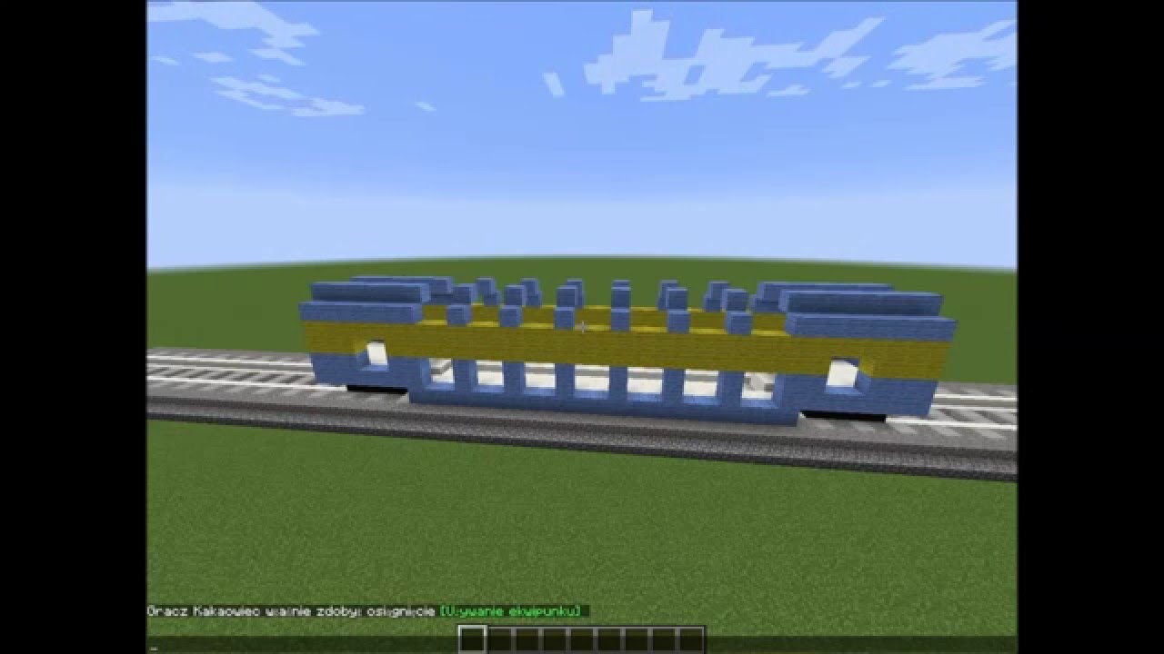 Minecraft - Budujemy wagon PKP (bipa duplex) - YouTube