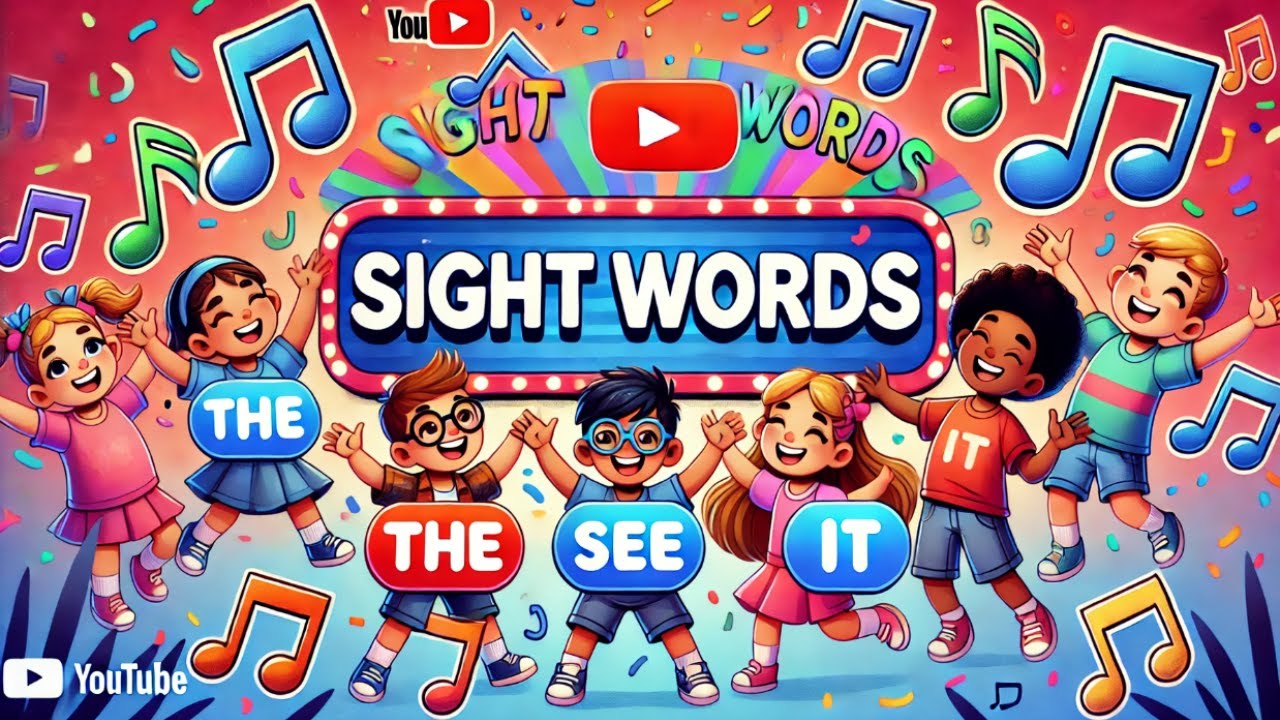 Sight Words Sing-Along! | Learn Heart Words & Sing with Us! | Popcorn ...
