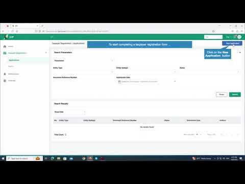 Zimbabwe Taxpayer Registration on the TaRMS Self Service Portal - YouTube