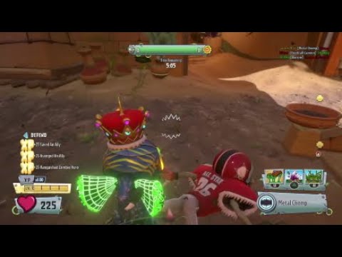 PVZ GW 2 METAL CHOMPER Gameplay - YouTube