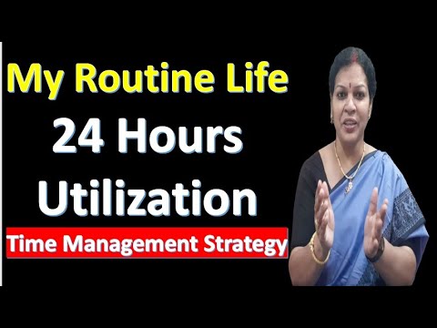 My Routine Life Out of 24 Hours - Time Management Strategy - YouTube