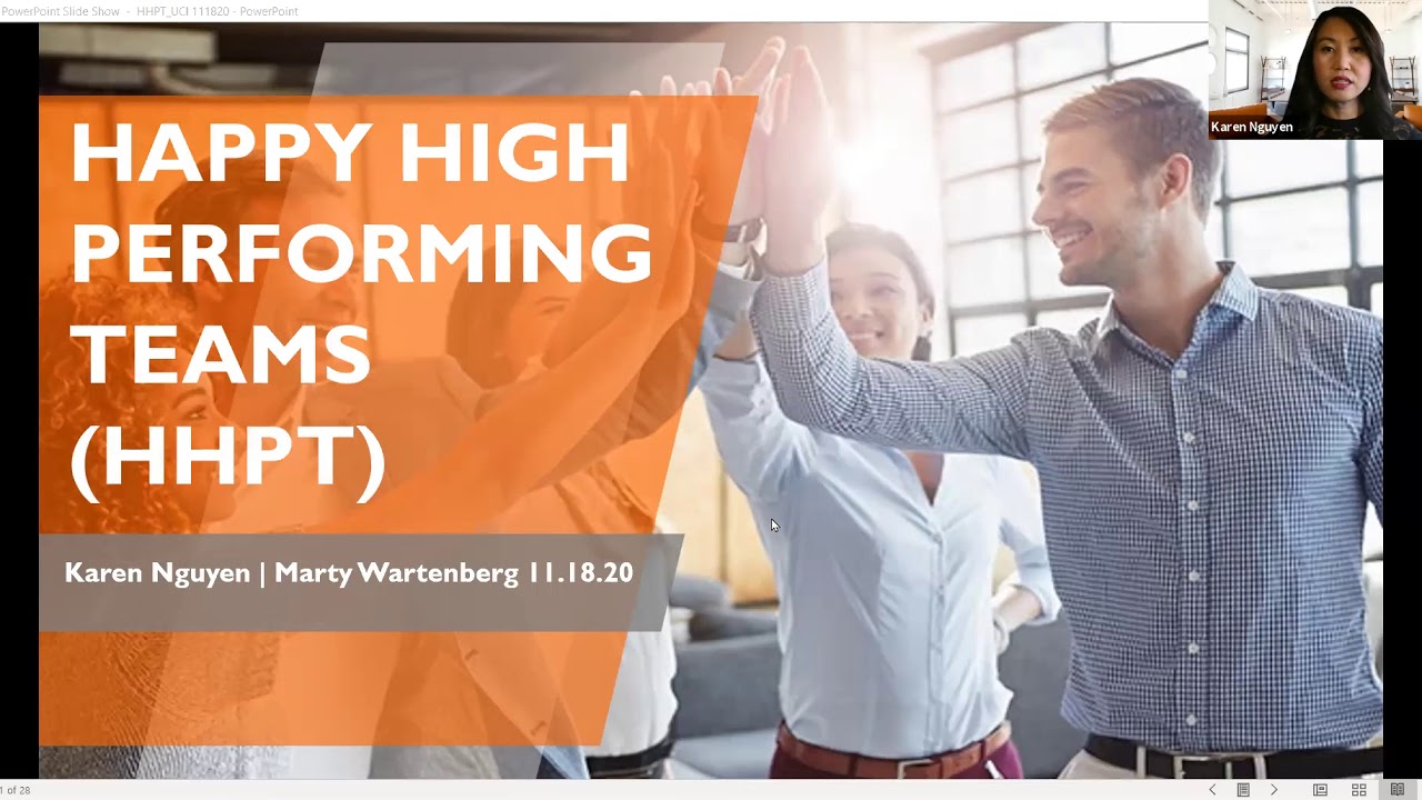 Happy High Performance Teams (11/18/20) - YouTube