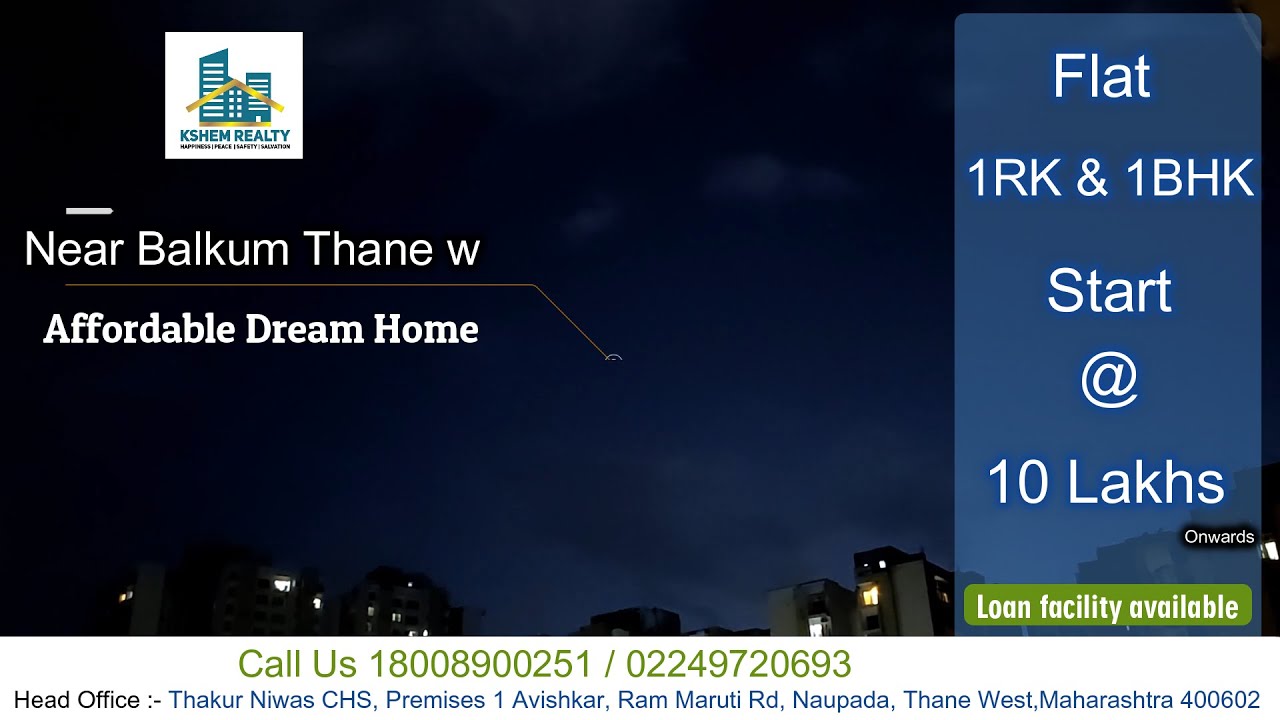 Kshem Realty II Project II Connectivity Near By Balkum Thane W II - YouTube