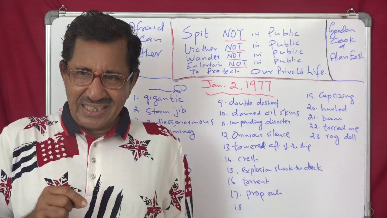 Lecture No. 4 ( 1076 ) by Prof. Thomas Mathew. We're Not Afraid ...by ...