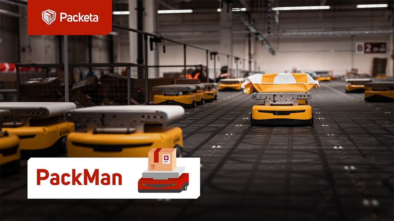 PackMan, the one-of-a-kind robot for parcel sorting | Packeta - YouTube