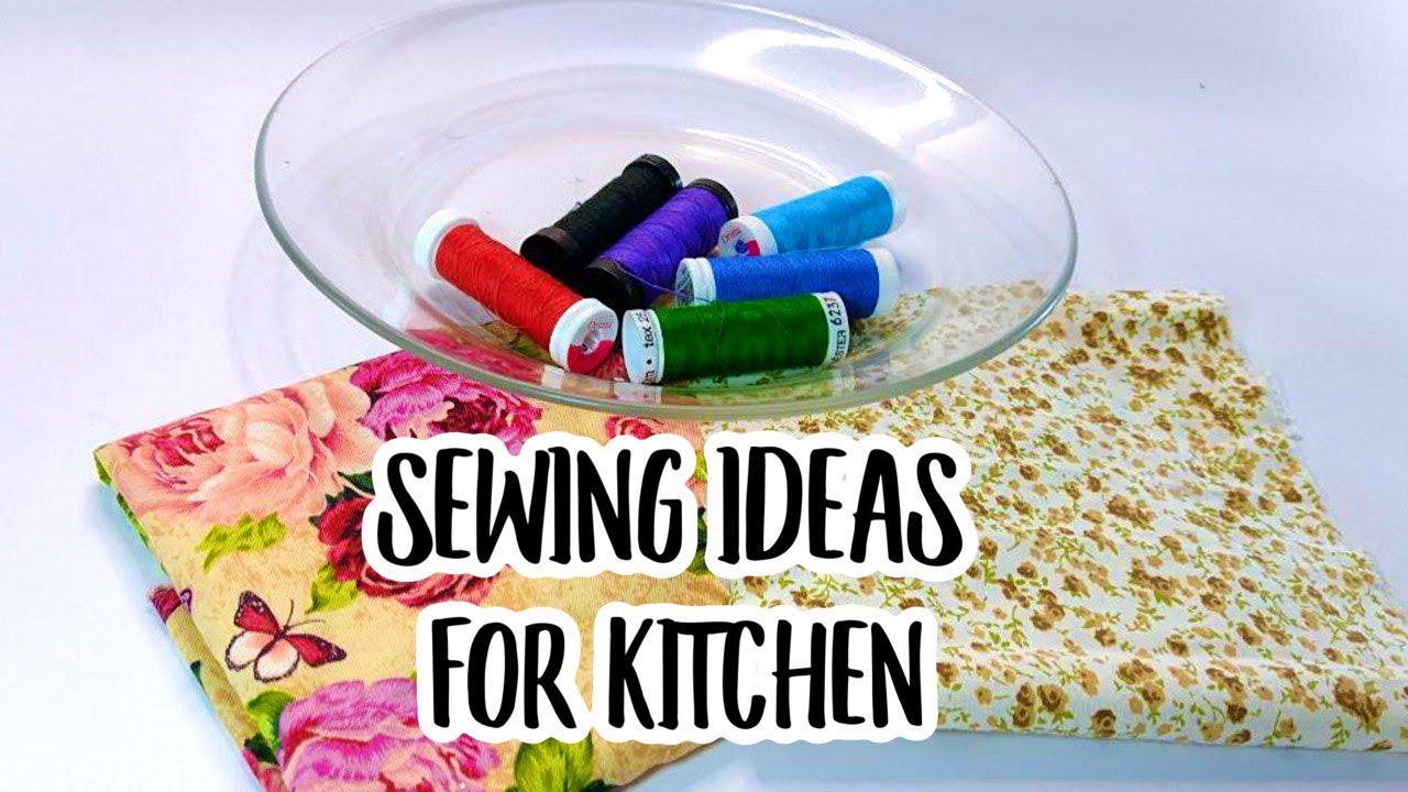 2 Sewing Projects for The Kitchen | 2 Sewing Ideas for the Home - YouTube
