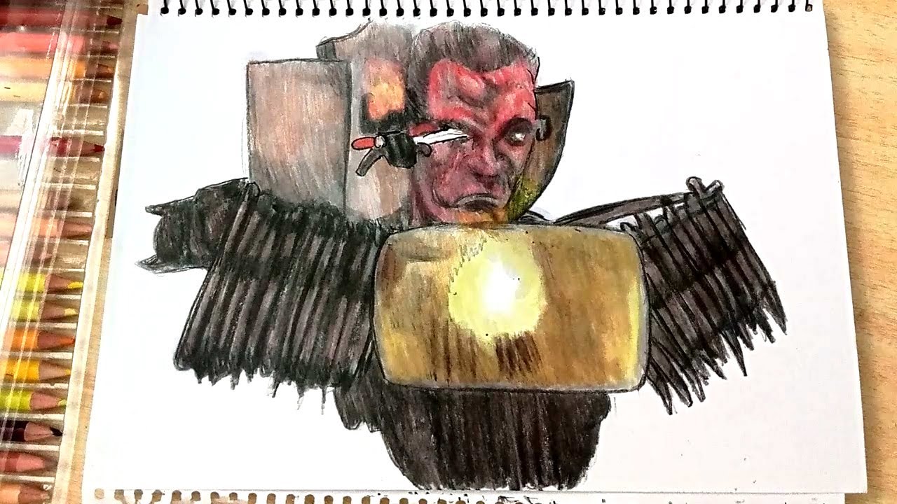 Drawing Damaged G man Upgrade/Skibidi Toilet 73 (part 2) - YouTube